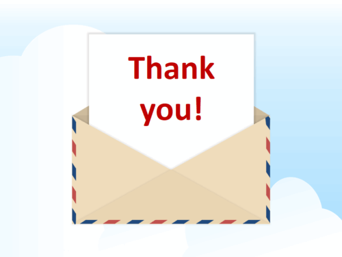 Write Your Project Thank You Letter By Hand