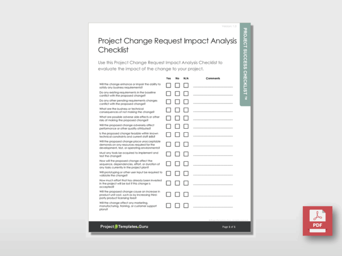 Checklists